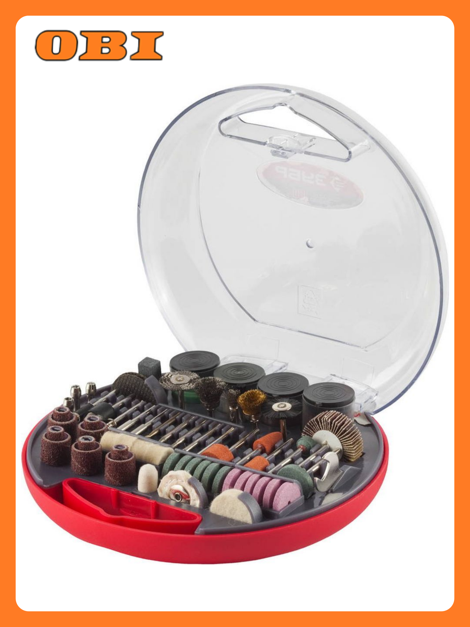 Набор насадок ЗУБР 35900-H180, 180шт, для гравёра и дрели, в кейсе