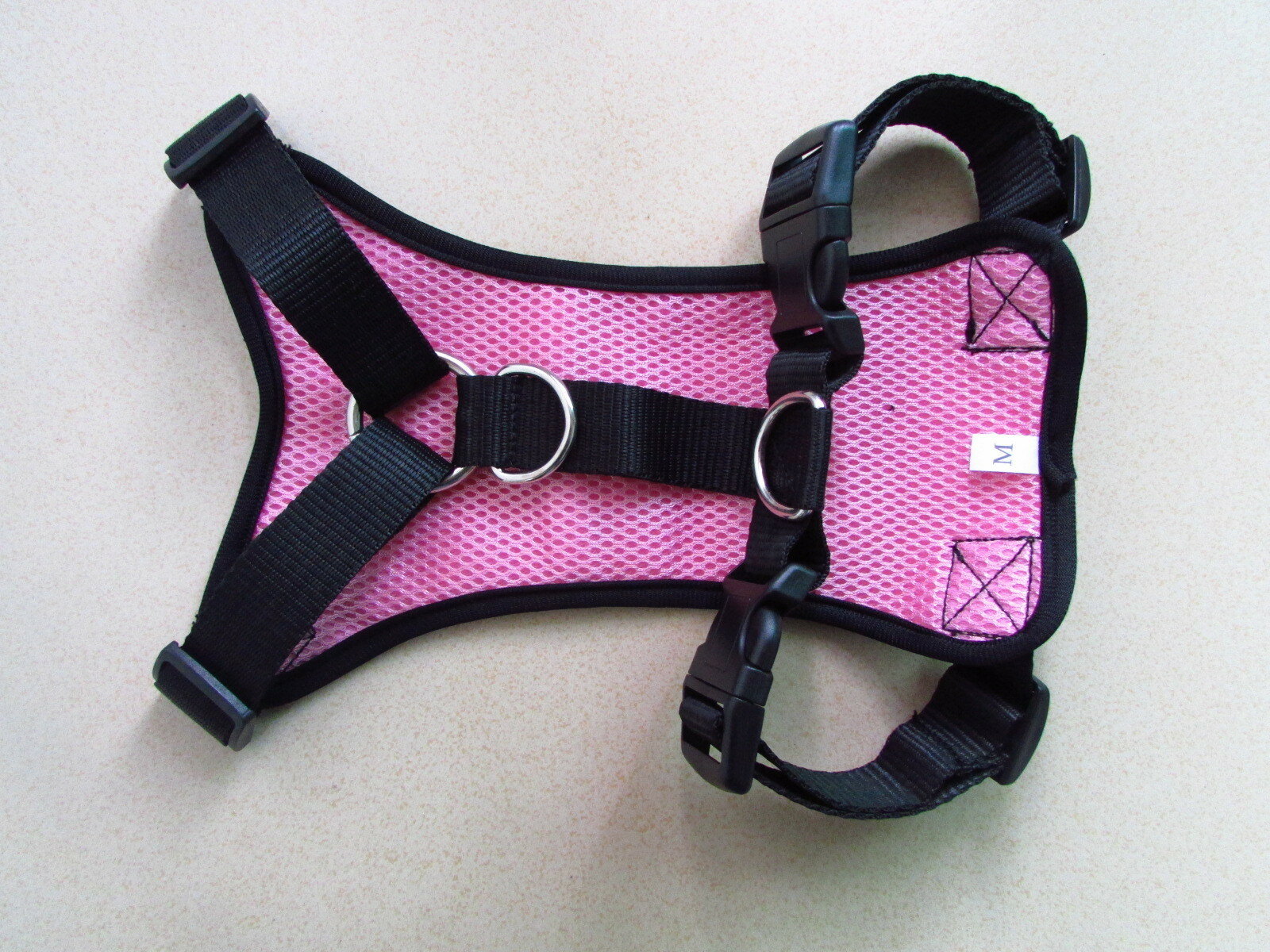 Розовая Собачья Автомобильная Система Безопасности и Шлейка Комбо для Безопасного Путешествия, Регулируемый Грудной