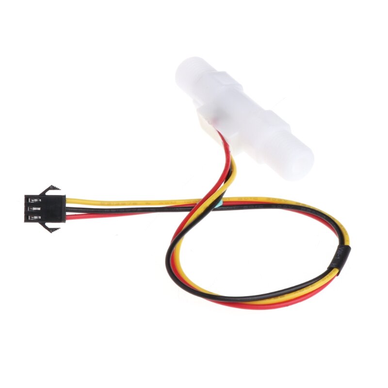 Переключатель Датчика расхода воды С Эффектом Холла, Расходомер Жидкости, Счетчик Текучести 0,3-3,0 Л/мин, Пластик G1/4 для Турбинного Расходомера