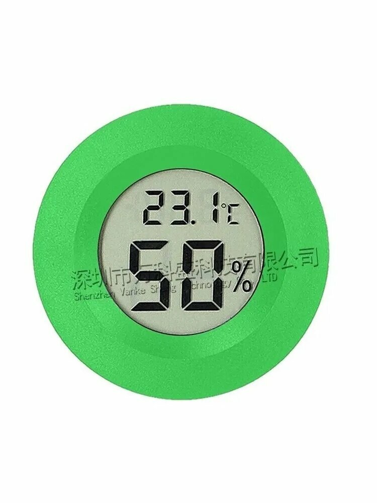 Комнатный круглый мини-цифровой электронный термометр-гигрометр с ЖК-дисплеем