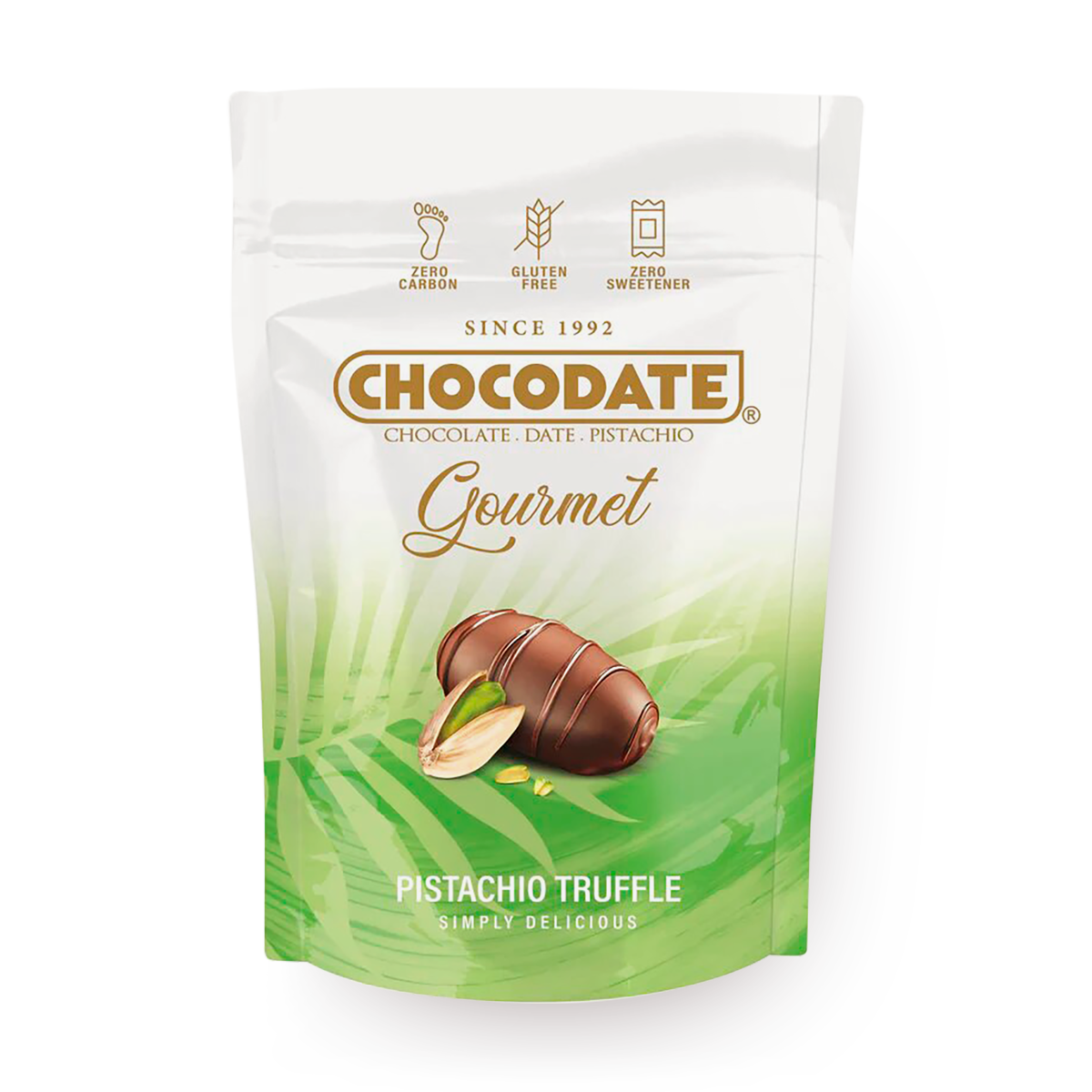 Финики Chocodate Gourmet с фисташкой и фисташковым кремом в молочном шоколаде