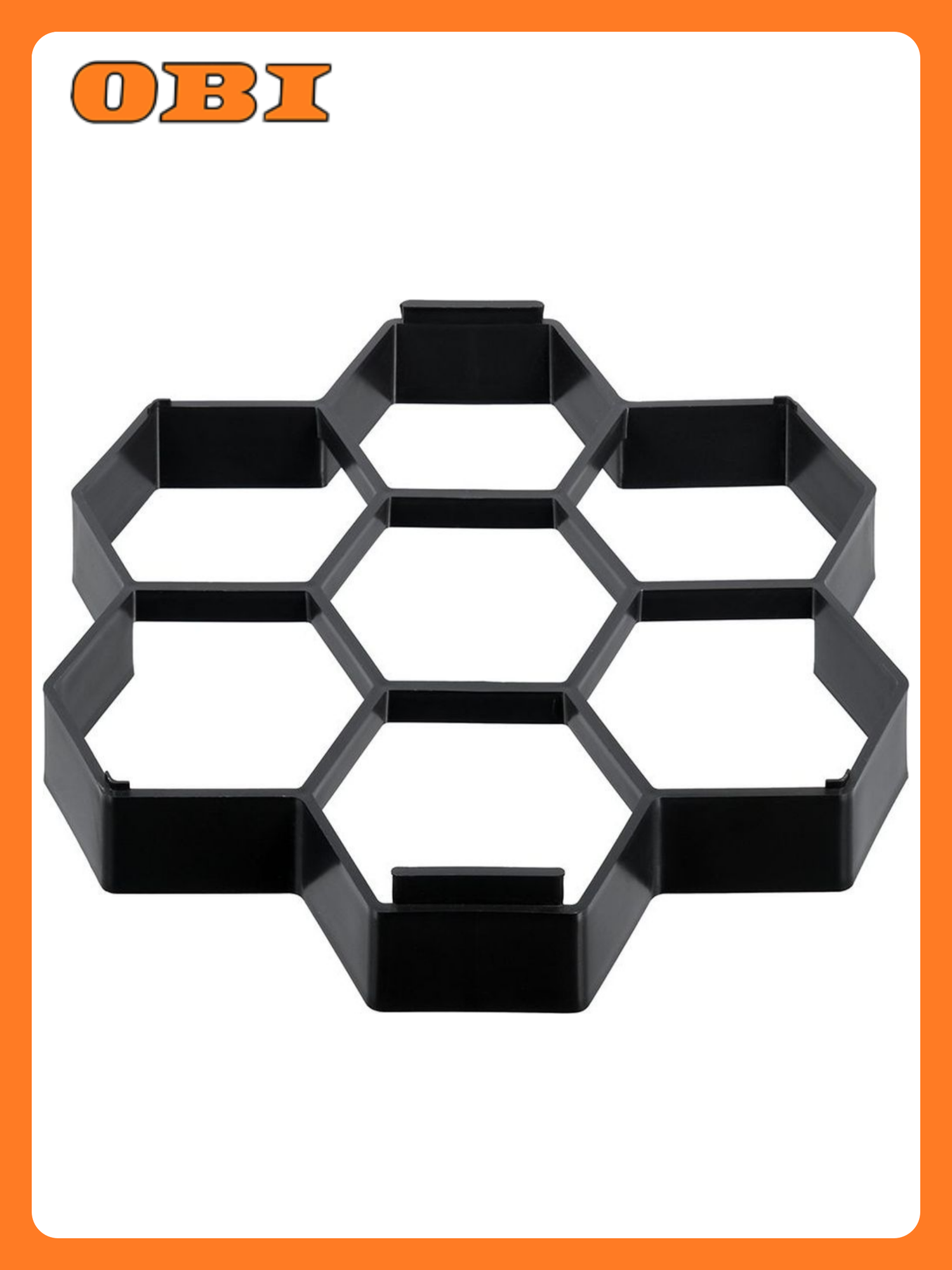 Форма для отливки дорожек VORTEX "Соты", пластик, 28,5 см x 27 см x 4 см