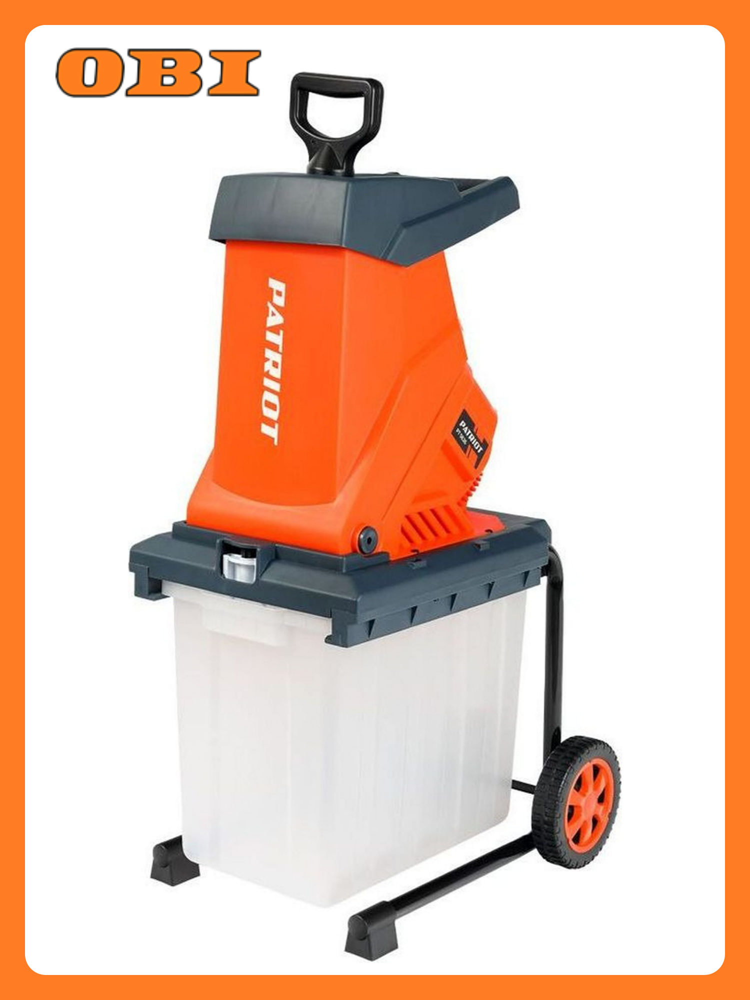 Измельчитель садовый PATRIOT SE26, электрический, мощность 2600Вт, контейнер 50л