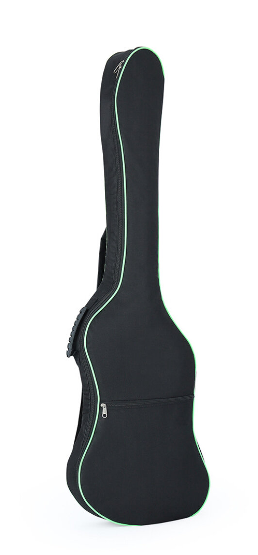 Гитарный чехол Deviser, для бас-гитары, 8мм, утепленный, с зеленой полоской