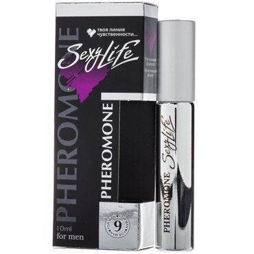 19035 Sexy Life № 9 Armani Black для мужчин, 10 мл. Обаятельный мужской парфюм с феромонами