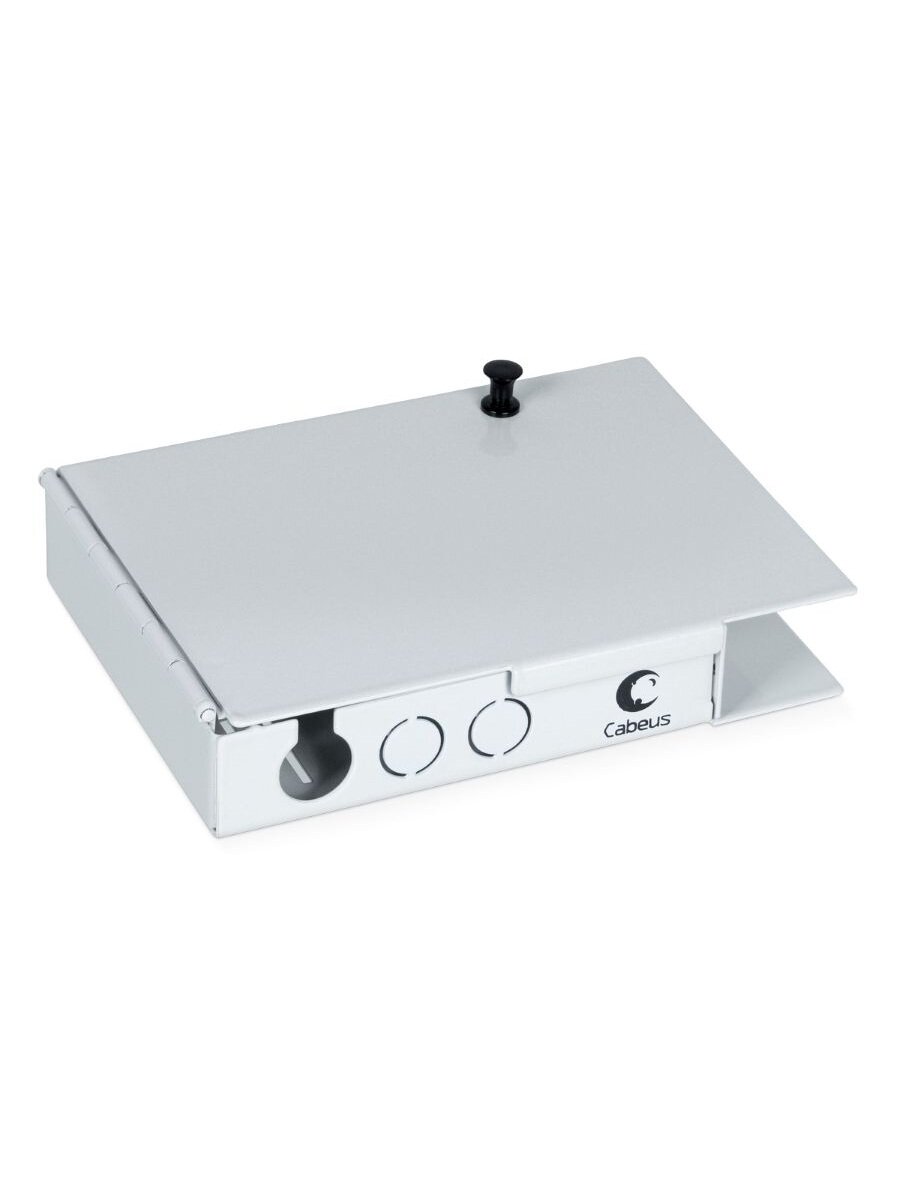 Настенный бокс Cabeus, JJT-4-ST, на 4 пары ST, с сплайс-пластиной, КДЗС, без пигтейлов