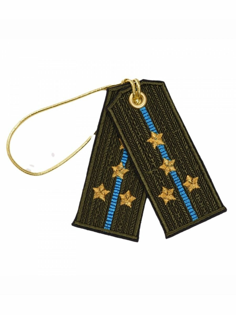Брелок-погоны Мин Обороны ВКС, ВДВ капитан
