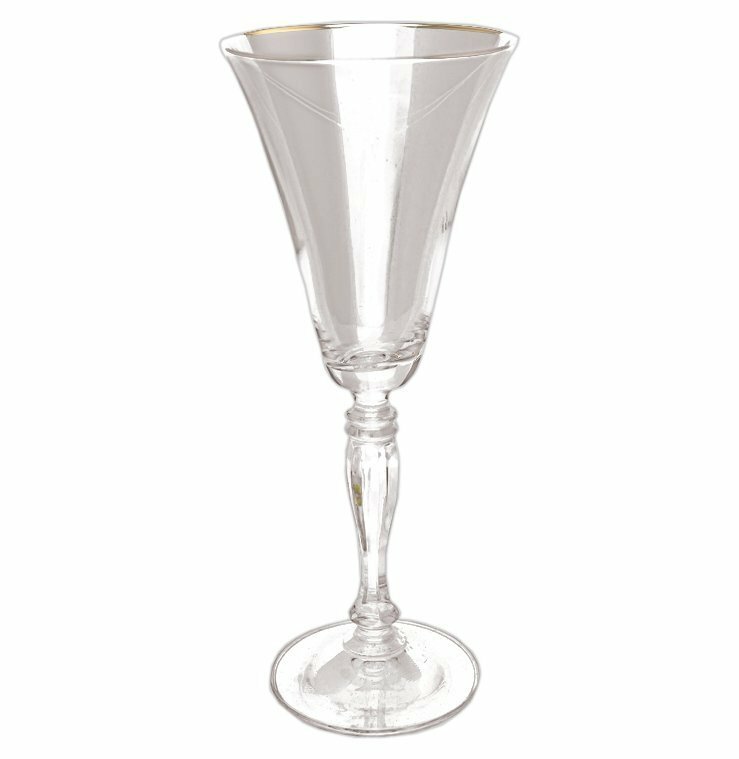 Бокал для белого вина 190 мл 1 шт Crystalex CZ s.r.o. "Виктория /Отводка платина" / 362203