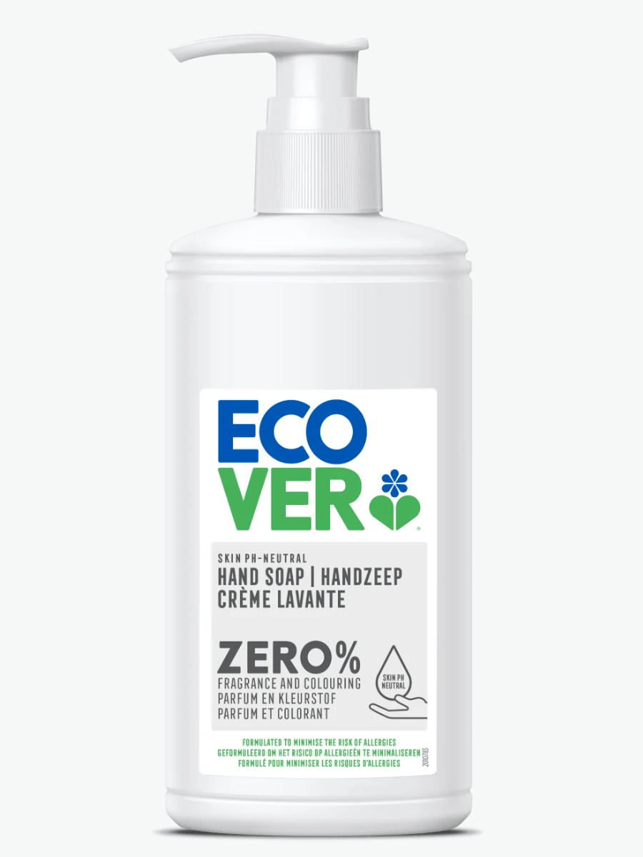 Ecover Zero - жидкое мыло для рук без отдушек и красителей, гипоаллергенное 250мл (Бельгия)