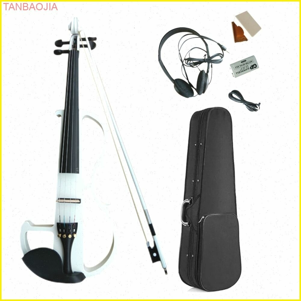 Электроскрипка размер 4/4, белое