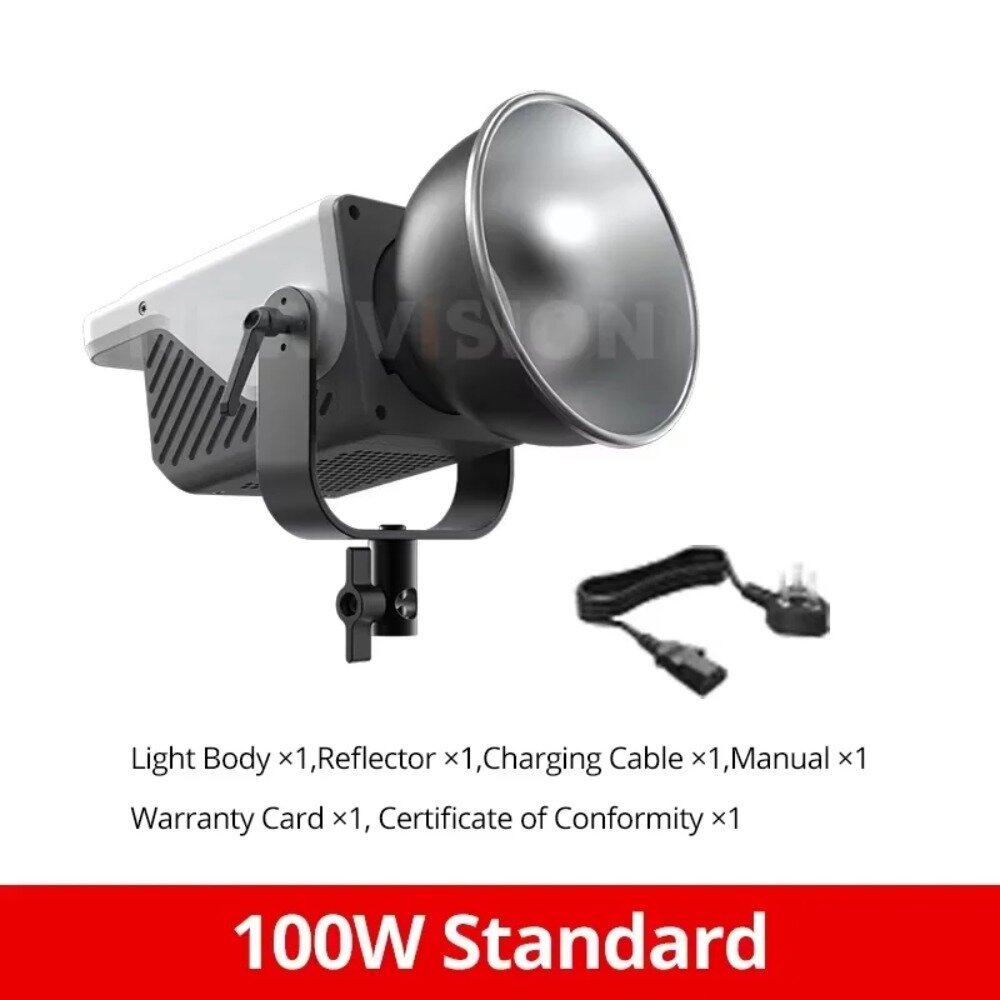 SIDANDE Bowens Mount Photography Fill Light Светодиодный светильник для фотосъемки COB 100 Вт двухцветный 2500K-6500K