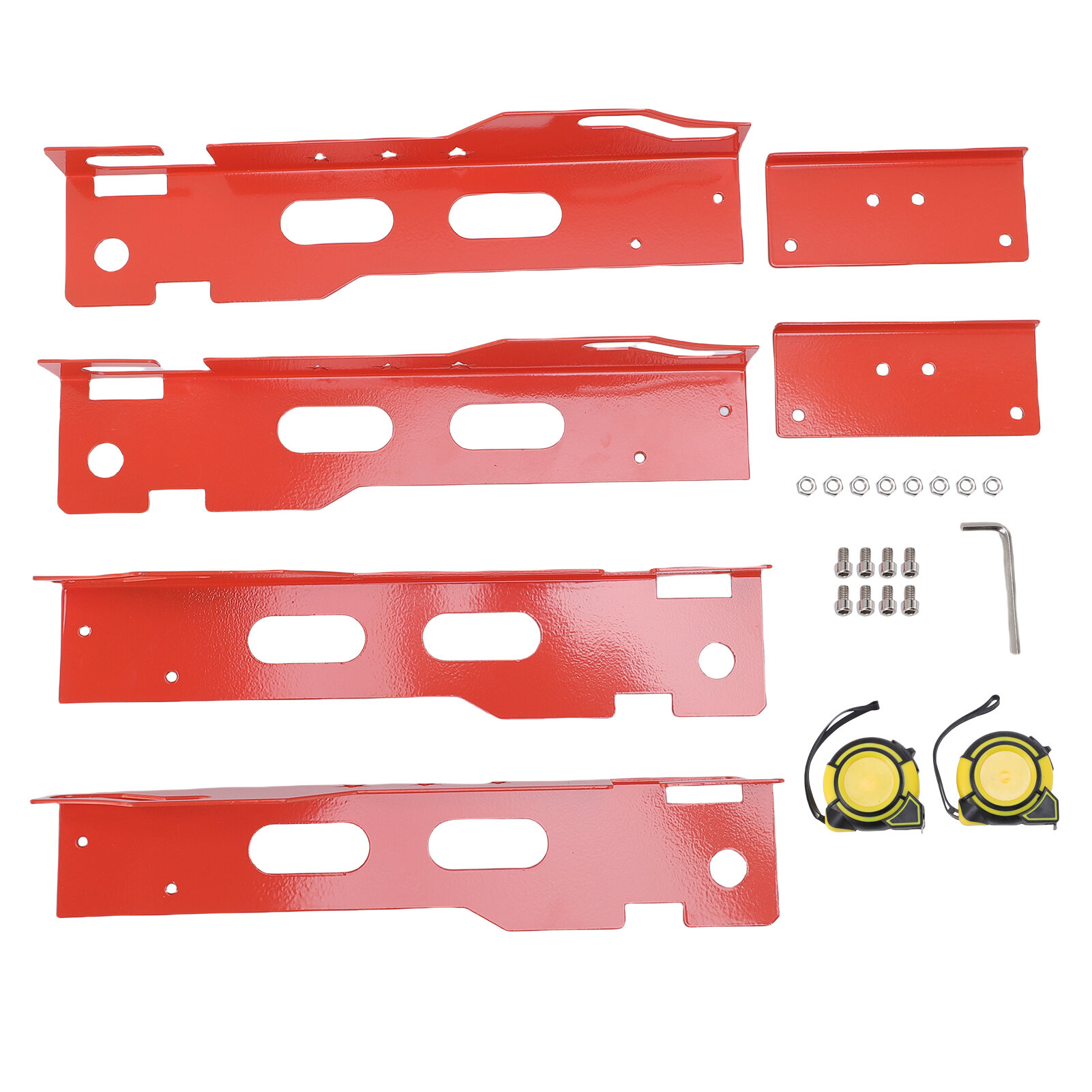 Комплект инструментов для сход-развала, точный, легированная сталь, универсальный, красный, 2 шт