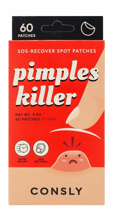 CONSLY Патчи Sos локального применения для проблемной кожи активные, 60 шт.