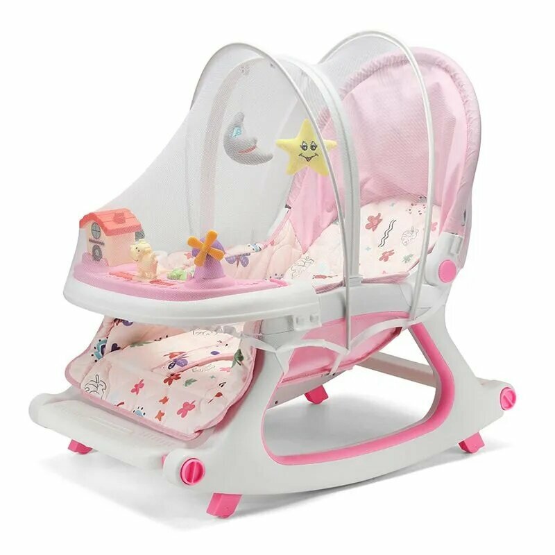 Детское многофункциональное кресло-качалка, переносной, 67x42x66 см