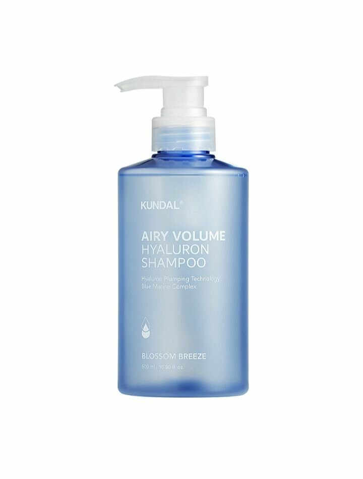 KUNDAL Шампунь для волос для придания объема KUNDAL Hyaluron Airy Volume, 500 мл.