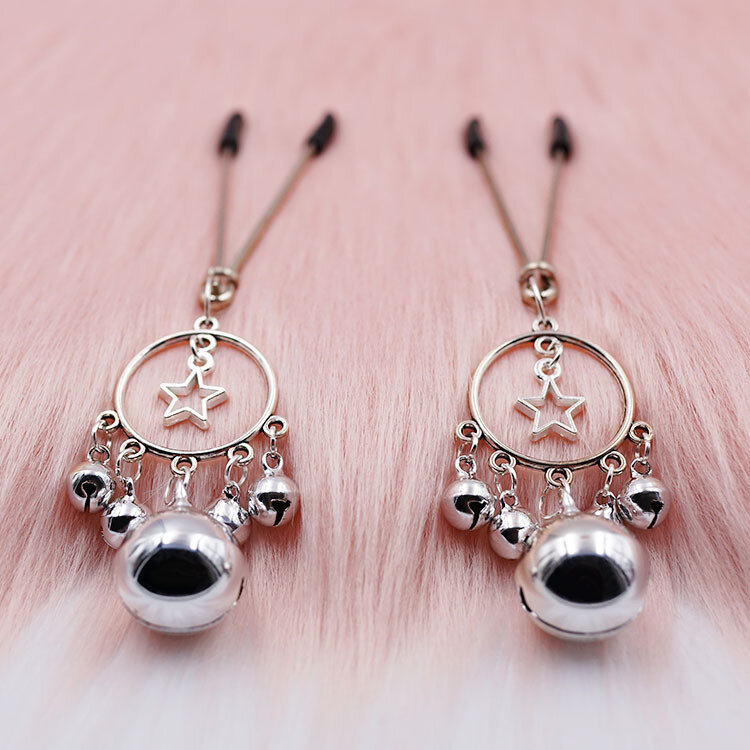 Женский зажим для сосков в форме колокольчика, зажим для клитора, игрушка для пары, секс-игрушка для взрослых,