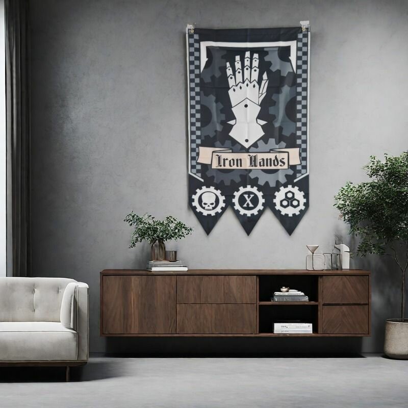 Боевой штандарт легиона 40K 70*120cm (Подходит для декоративных дверных занавесок, настенных украшений и картин)