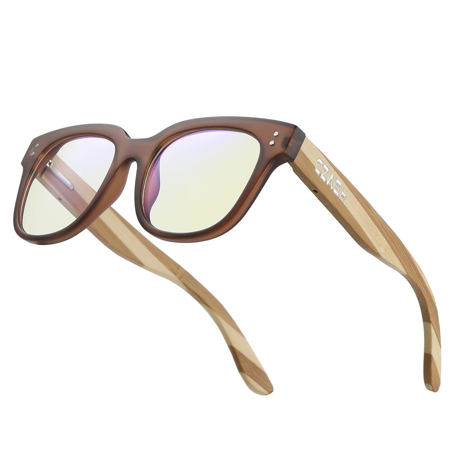 GM деревянные очки для чтения зеленый