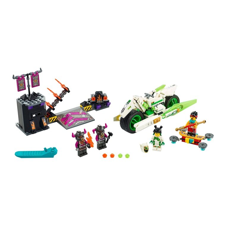 LEGO Little Monkey King Collection Белый дракон CHARIOT Пластиковые конструкторы 259 деталей 80006