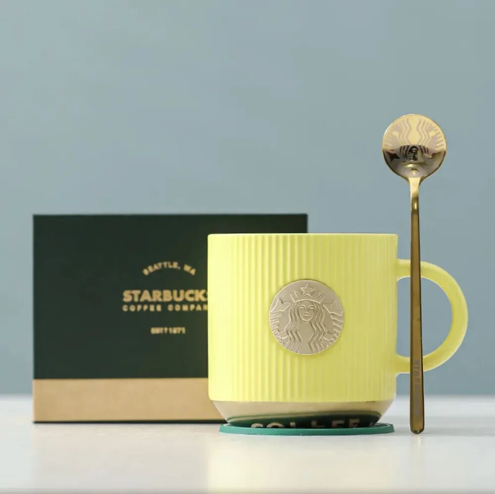 Чайная пара "Starbucks, Старбакс" 400 мл на 1 перс.