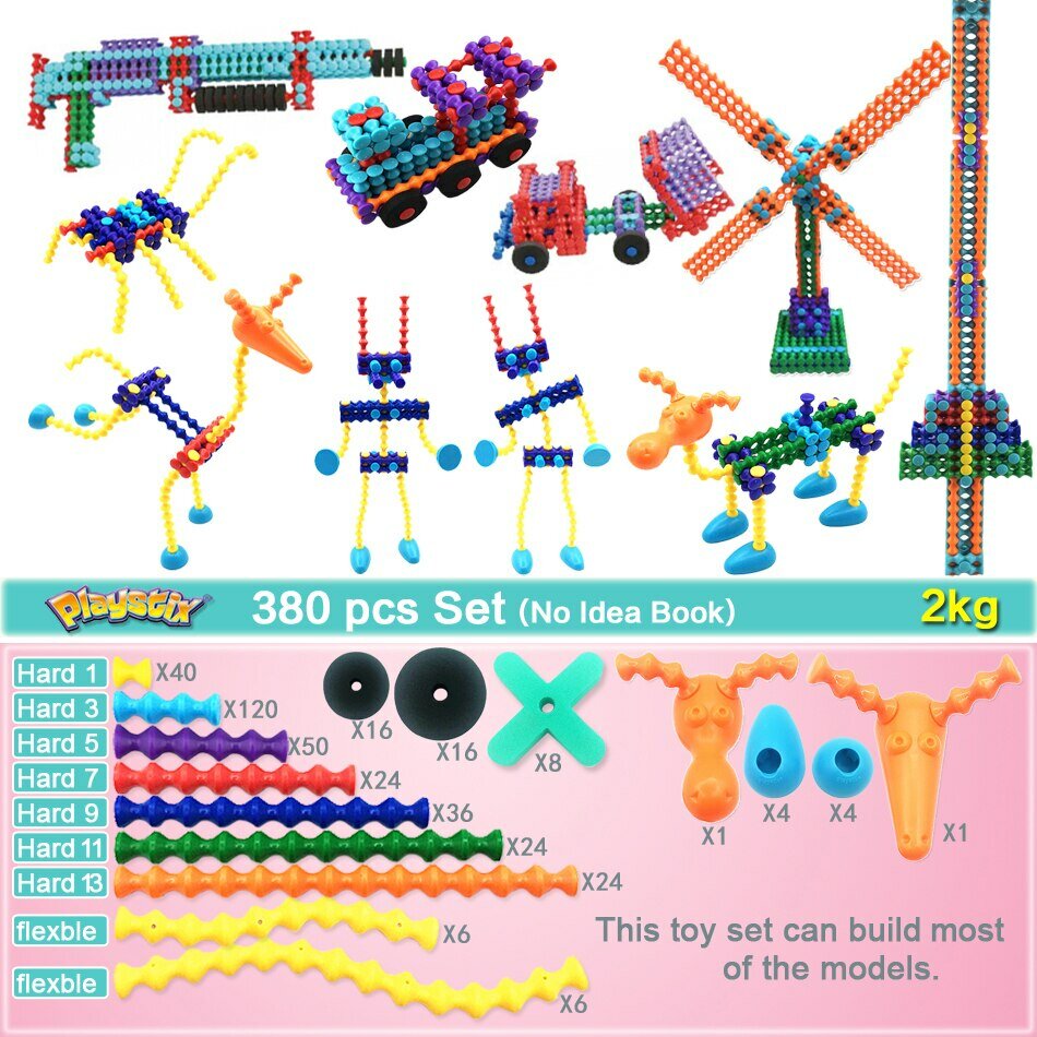 Бамбуковый образ строительного блока набор Changbu принцип строительства образовательный творческий игрушка подарок 180 380 958pcs чушки блок (красочный)