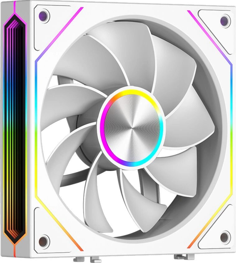 Вентилятор для корпуса PcCooler F3 X120R WH Reverse ARGB 120х120x белый 4-pin 28.4дБ (F3X12R-BKAC112