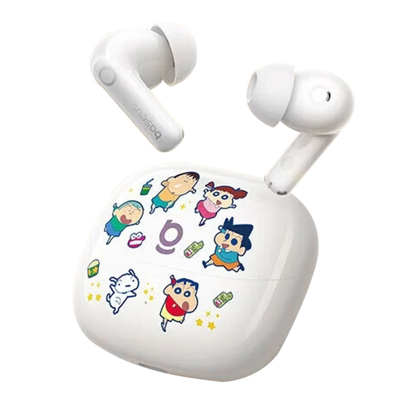 Baseus M3s в ухо шумоподавляющие Bluetooth наушники - Crayon Shin-chan -белый