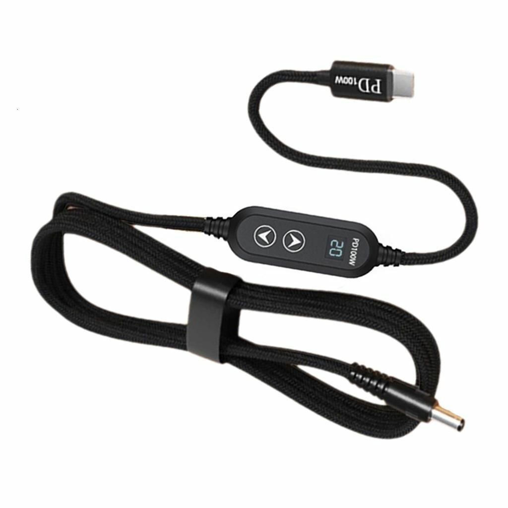 USB-C адаптер питания 100Вт с выходами 5V/12V/15V/19V/20V