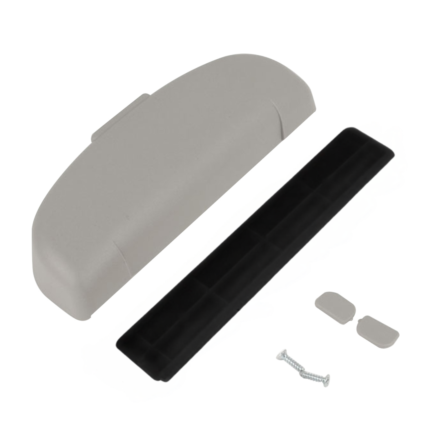 Куфар для солнцезащитных очков универсальный для автомобиля, держатель очков для хранения бокс для водителя с боковой ручкой над головой, цвет: серый\ бежевый\ черный, материал: abs, размер упаковки: 18 * 6 * 6см, вес упаковки: 200г, комплект: 1 * Куфар