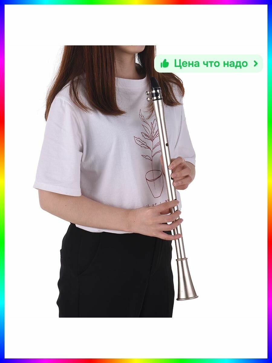 Кларнет из ABS для начинающих, тональность Eb/C/Bb, компактный размер