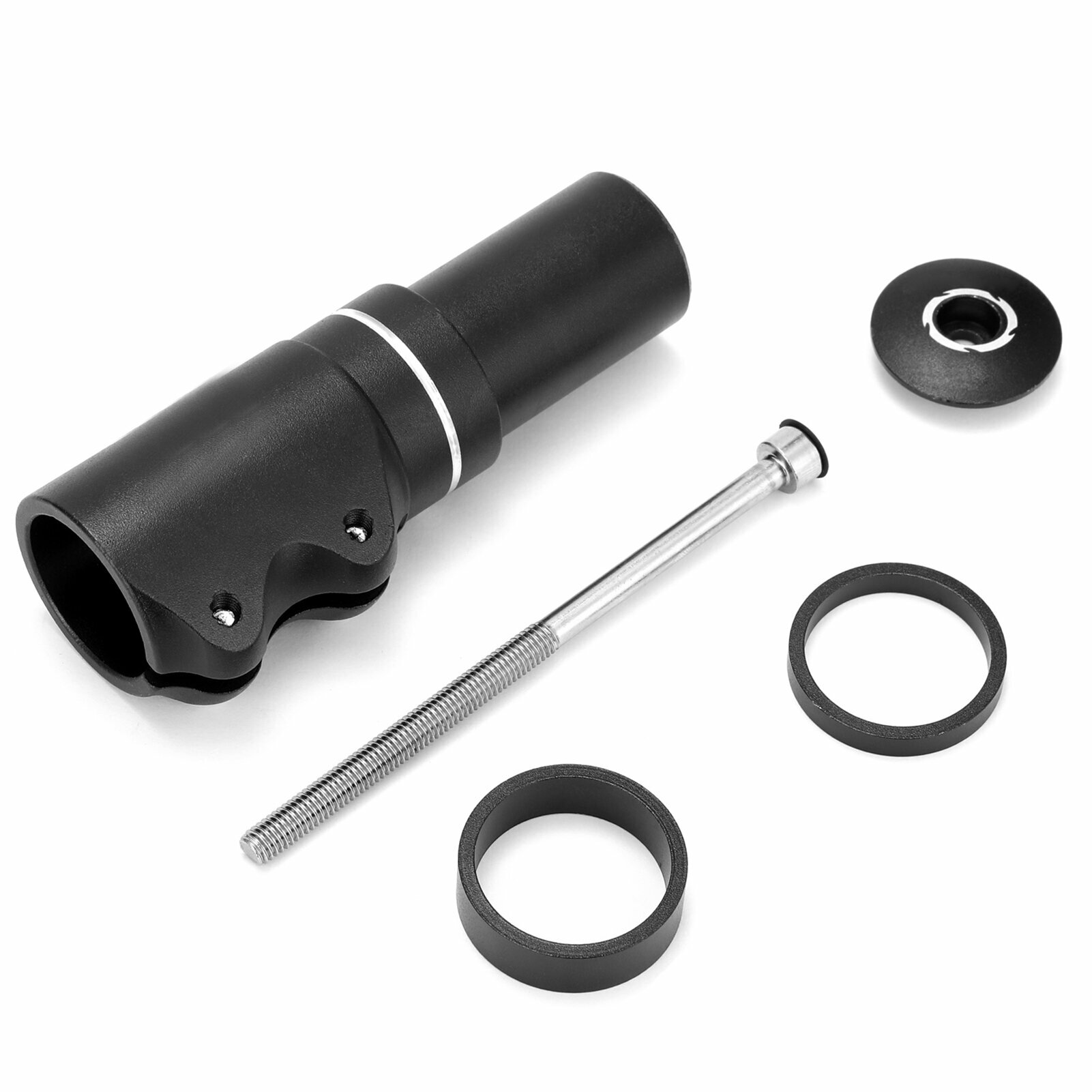 Удлинитель рулевой колонки велосипедной вилки из алюминиевого сплава, адаптер для подъема рулевой колонки, адаптер для руля.