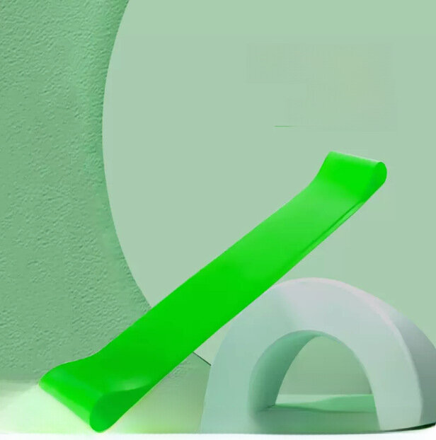 Резиновый лента для йоги Фитнес товары Резистентная лента Пластиковая лента для приседаний Тянущая лента для бедер Тянущая TPE кольцо Резистентное кольцо (Blast Ring-Грин 1)