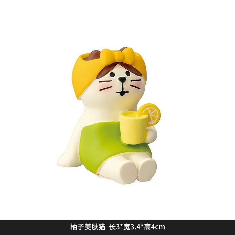 Кресло-качалка в виде лягушки, милый ручной работы орнамент для дома, настольный очаровательный автомобиль, DIY, модный маленький орнамент из смолы