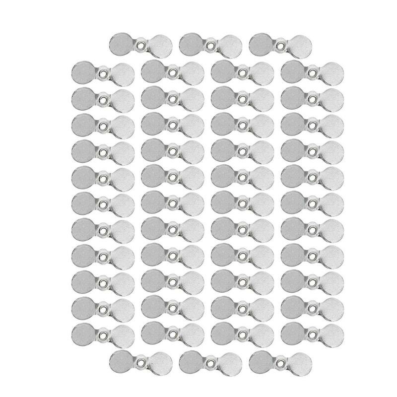 50 шт. приманок-пропеллеров для рыбалки, серебро - S