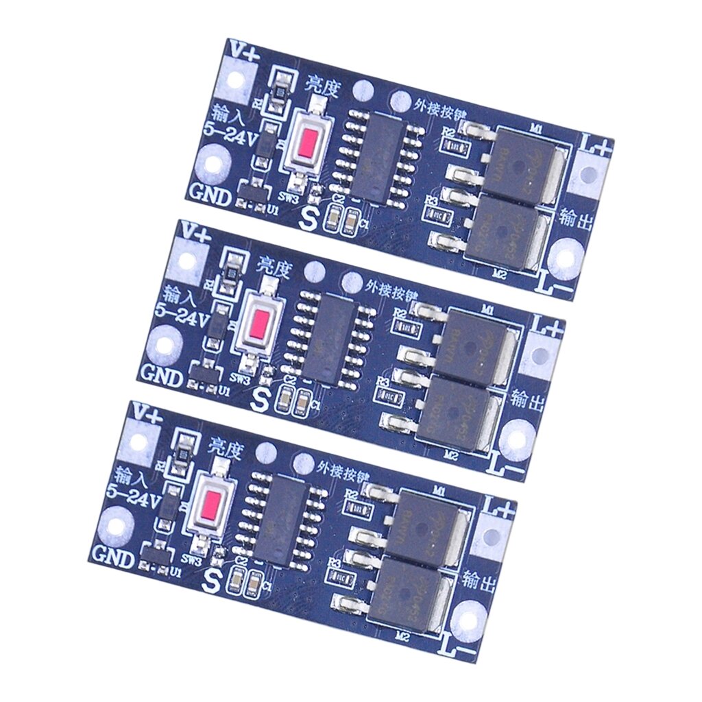 Модуль драйвера светодиодных лент плавного пуска с регулировкой Времени включения / выключения и защитой от перегрузок