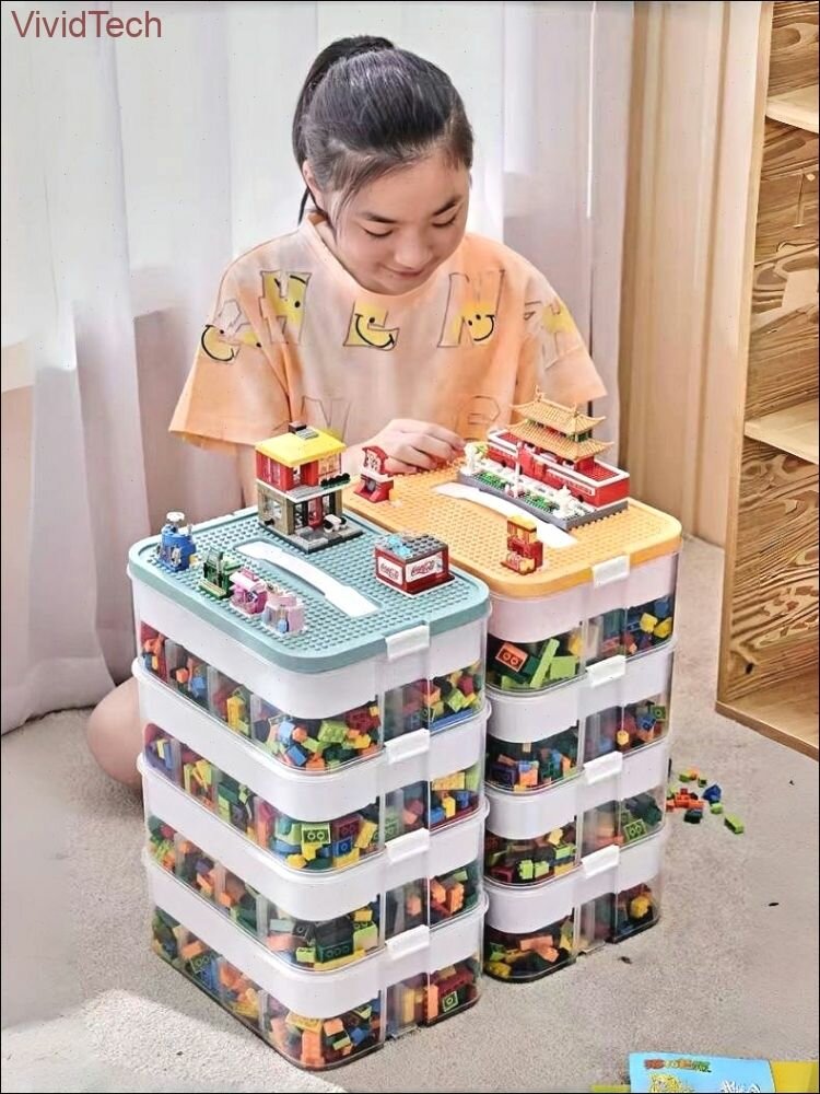 Ящик для игрушек длина 33 см, ширина 31 см, высота23 см, секции: 48 , шт.