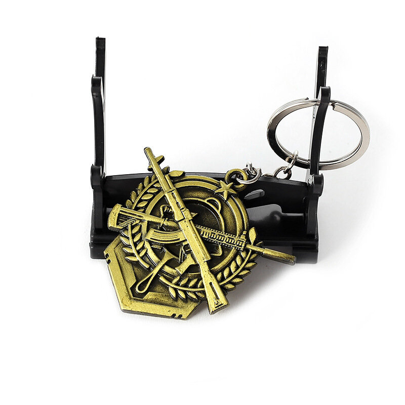 Креативный мини-пистолет 12 см брелок подвеска 98K металлическая модель AWM PUBG игра