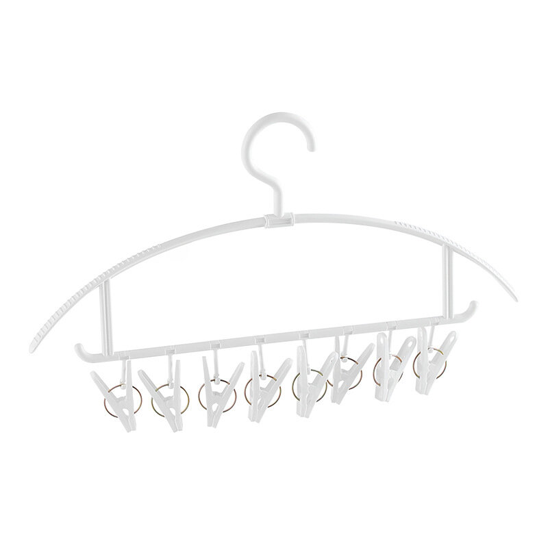 Вешалка для сушки носок, вешалка для нижнего белья, сушилка для носок с зажимами, многофункциональное хранение для балкона, необходимая вещь для общежития