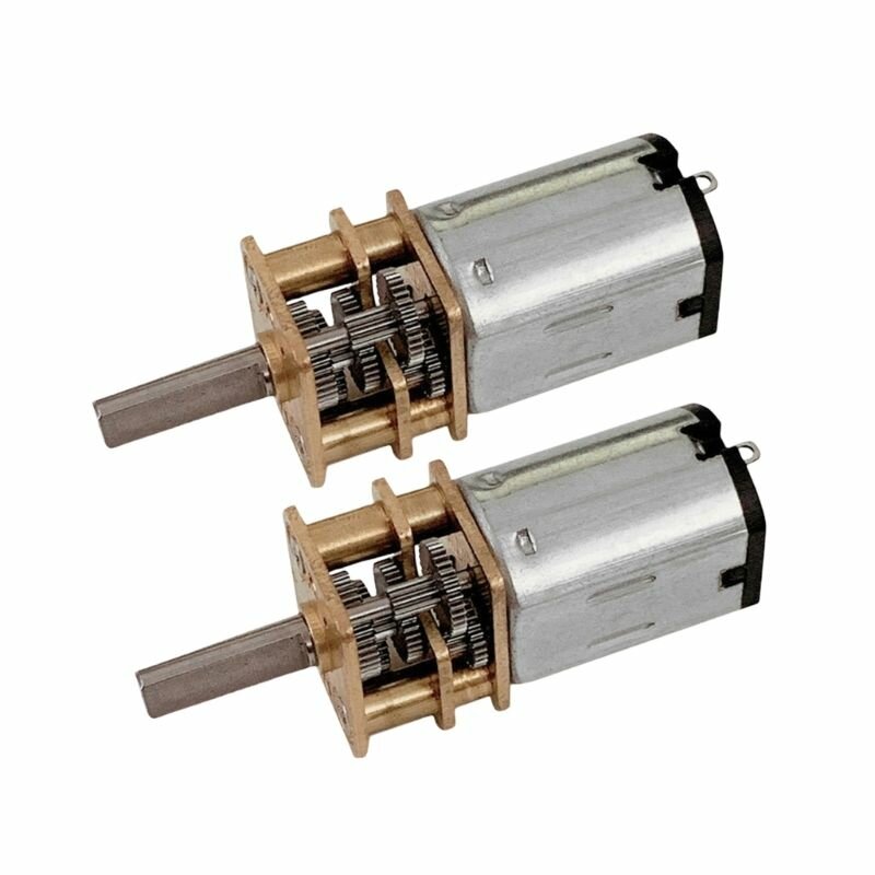 (2 шт) Мотор-редуктор N20 6V12V100 об/мин микромотор-редуктор постоянного тока-12V100 об/мин