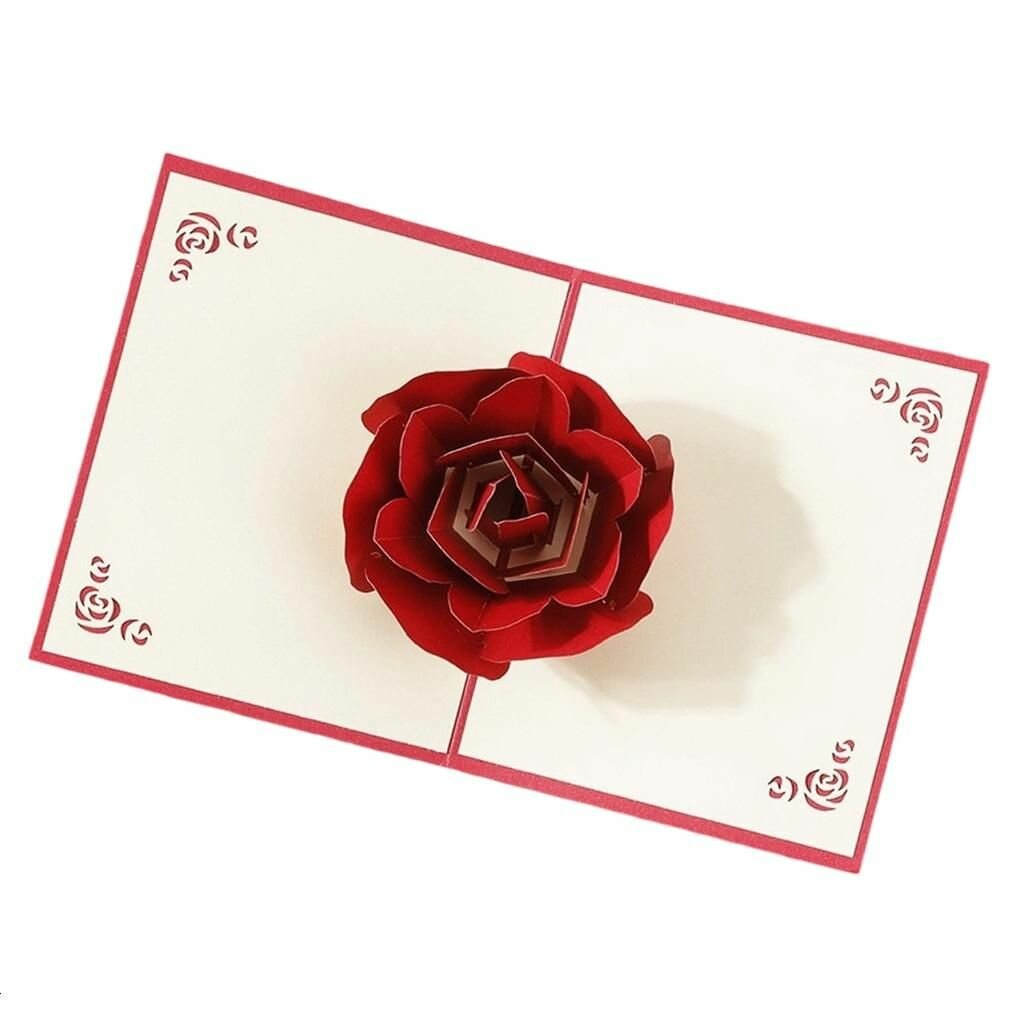 3D Открытка с Розами