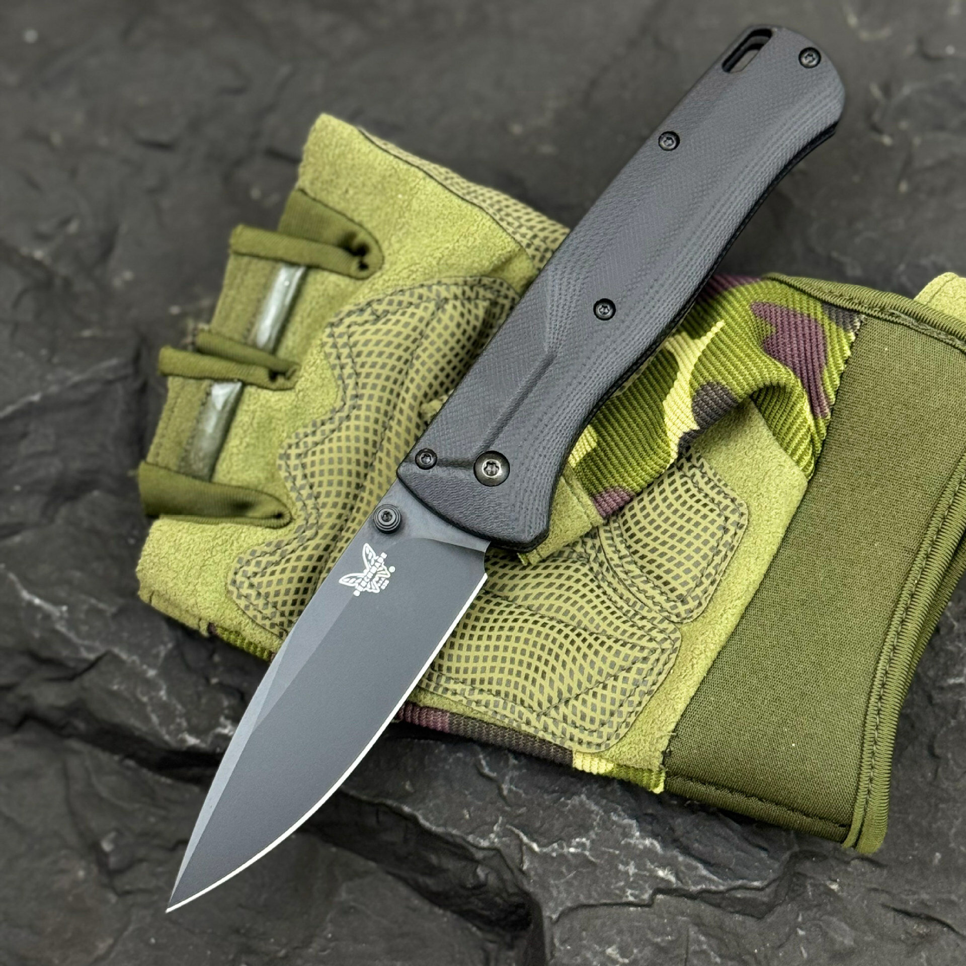 Складной нож Butterfly 535 для активного отдыха, сталь 440c, ручка из G10, высокая твердость, острый EDC тактический складной нож