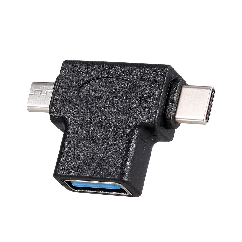 Адаптер OTG Micro USB Type-C Разъем OTG Micro USB Type-C — USB3.0 Тип C Адаптер OTG Micro USB «папа» — USB3.0 «мама»