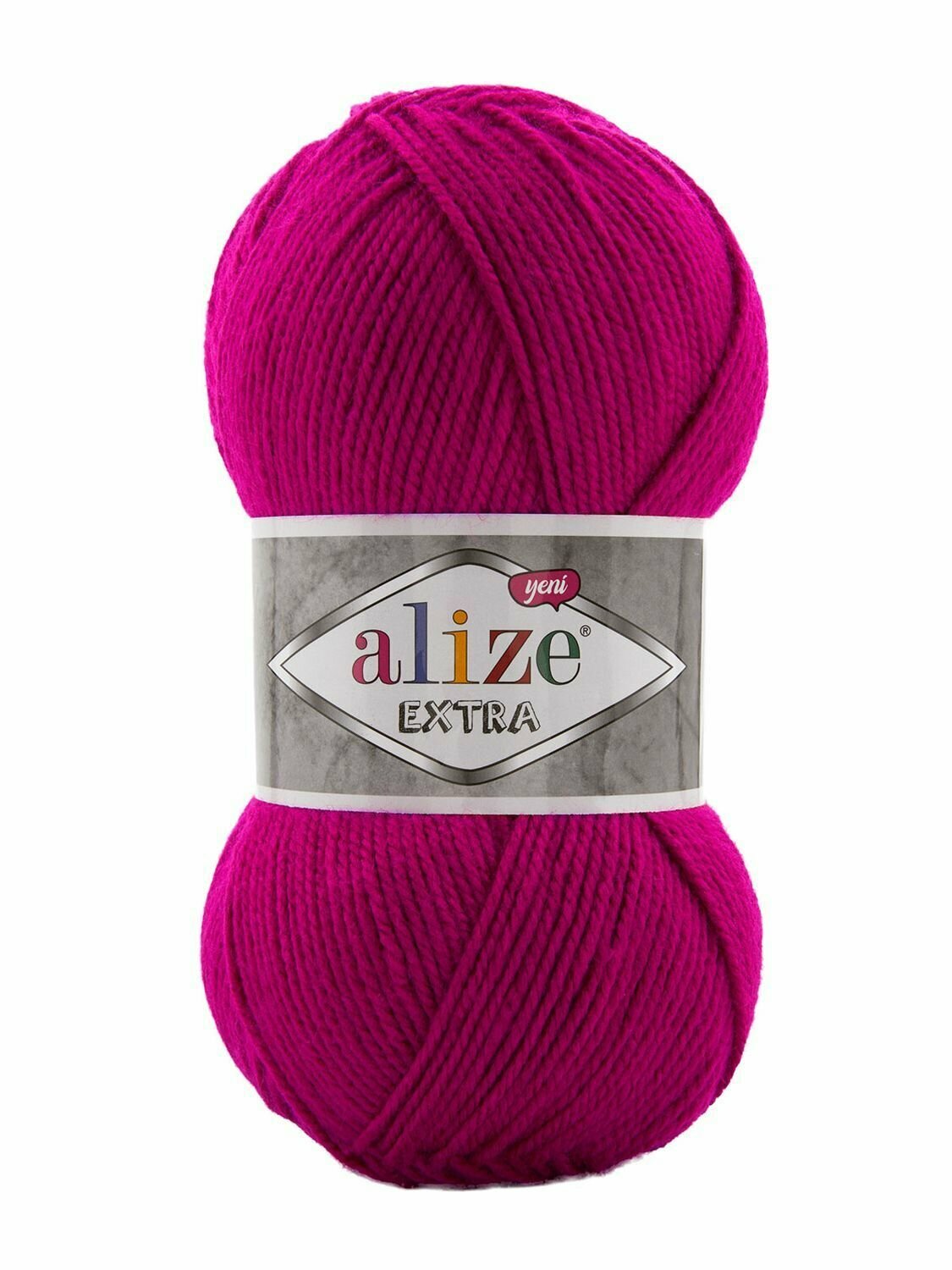 Пряжа ALIZE EXTRA (Экстра), мальва - 832, 100% акрил, 5 мотков, 100 г, 220 м.