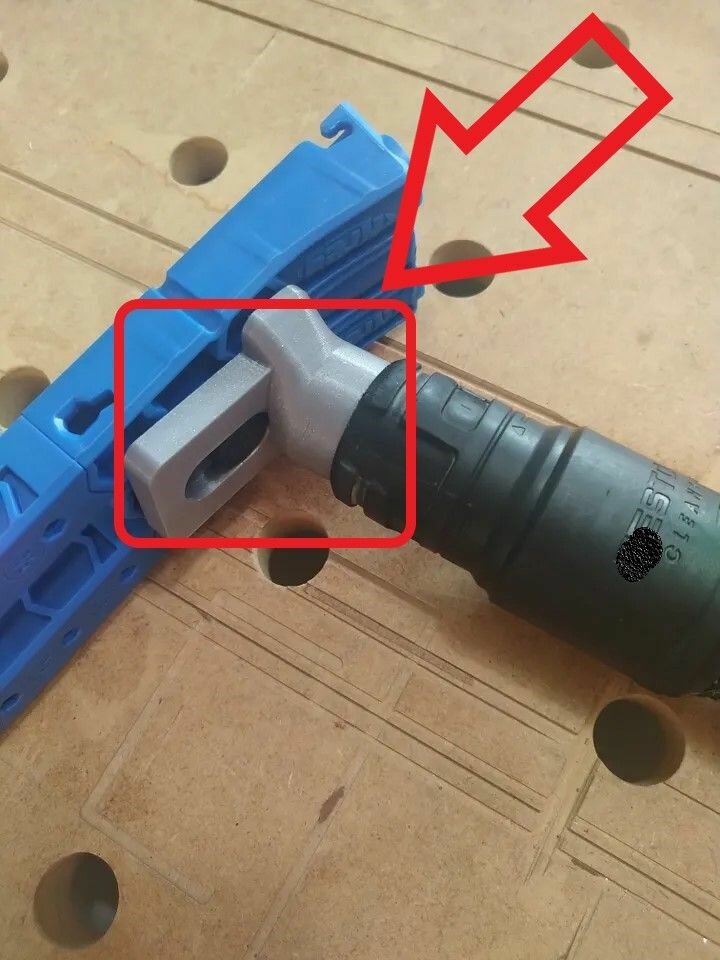 Пылеотвод на кондуктор Kreg Pocket-Hole Jig 320 к Festool