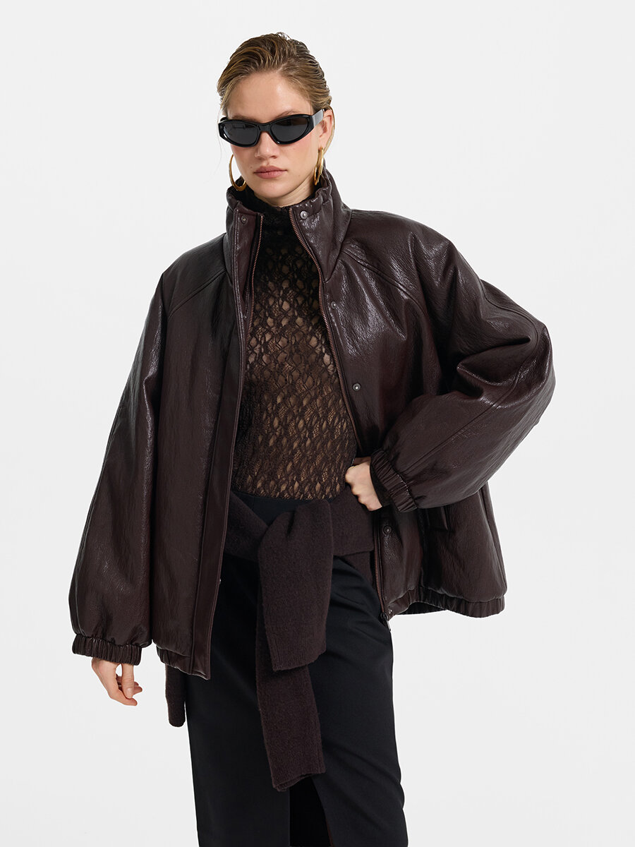 Куртка кожаная