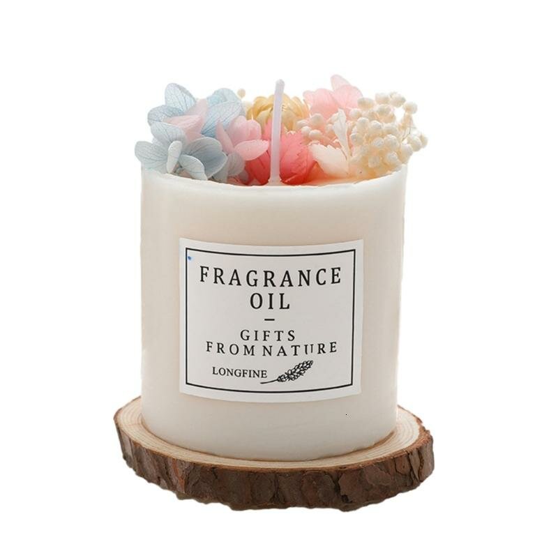 Ароматическая свеча с вечным цветком, B - 6