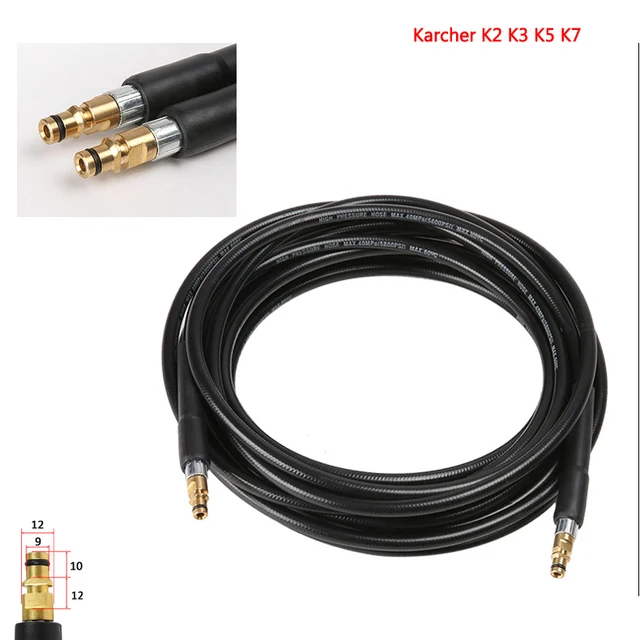 Шланг высокого давления для мойки Karcher штуцера с двух сторон, 5 м, ПВХ
