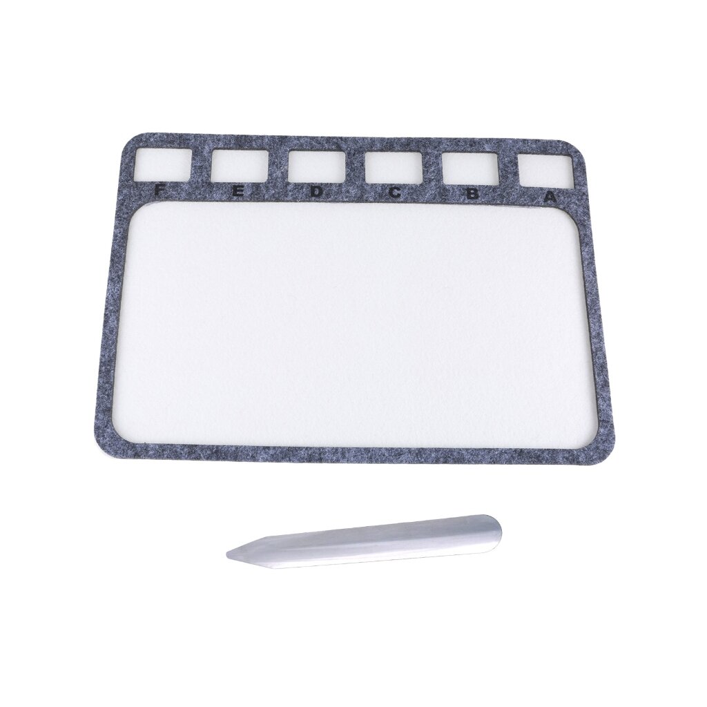 Набор ковриков для вышивания бисером ручной работы, 2шт Учебных войлочных досок для изготовления ювелирных изделий, Аксессуар с принадлежностями для сортировки бисера по алфавиту