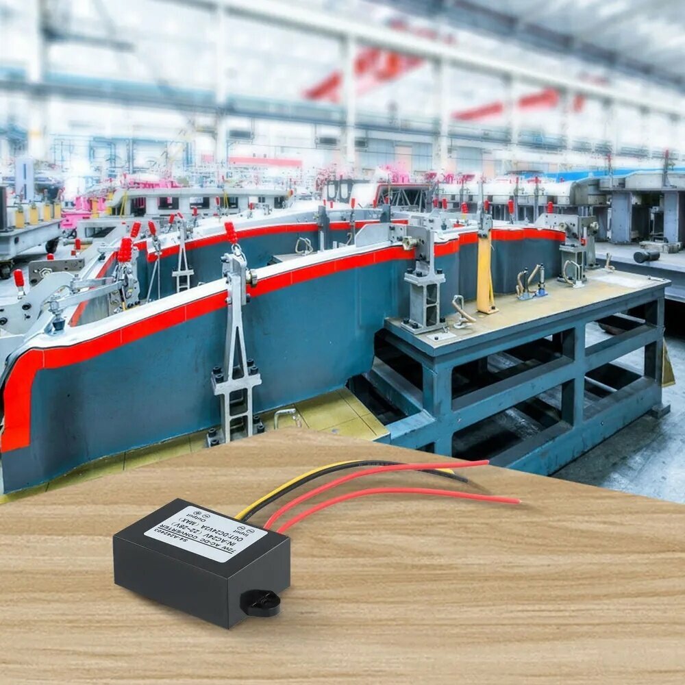 Преобразователь переменного тока 24V в постоянный 24V 3A AC-DC AC-DC понижающий модуль преобразователя мощности большой пластиковый