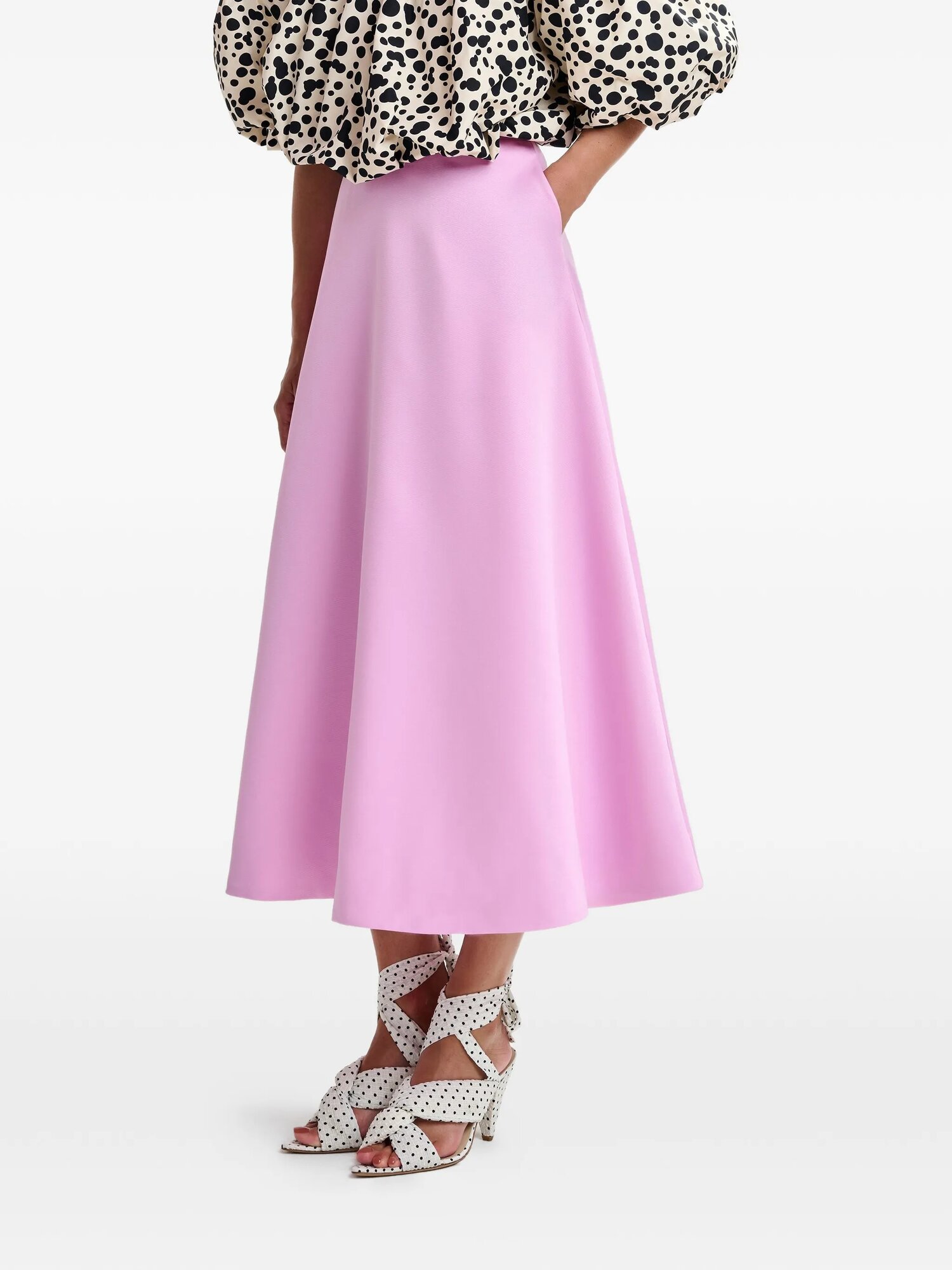 Юбка A-line midi skirt